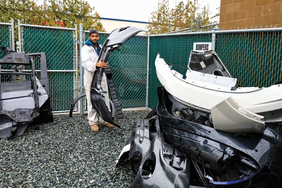 Craftsman Collision Leads the Way in Recycling Plastic Auto Parts ...
